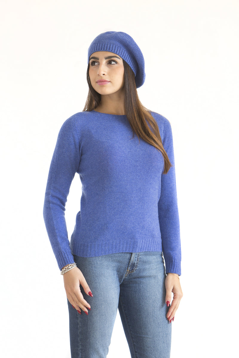 Girocollo a coste in cashmere 2 fili – Pinotti Forte dei Marmi