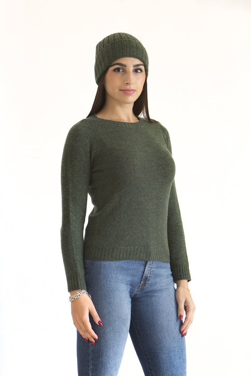 Girocollo a coste in cashmere 2 fili – Pinotti Forte dei Marmi